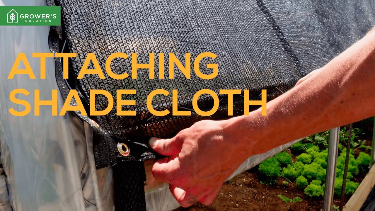 Easy Way to Installing Your Shade Cloth - YouTube