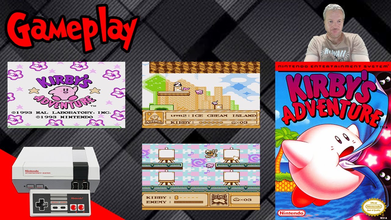 Kirby Adventure Gameplay - Cute Game [Nintendo Nes] [4K 60FPS] - YouTube