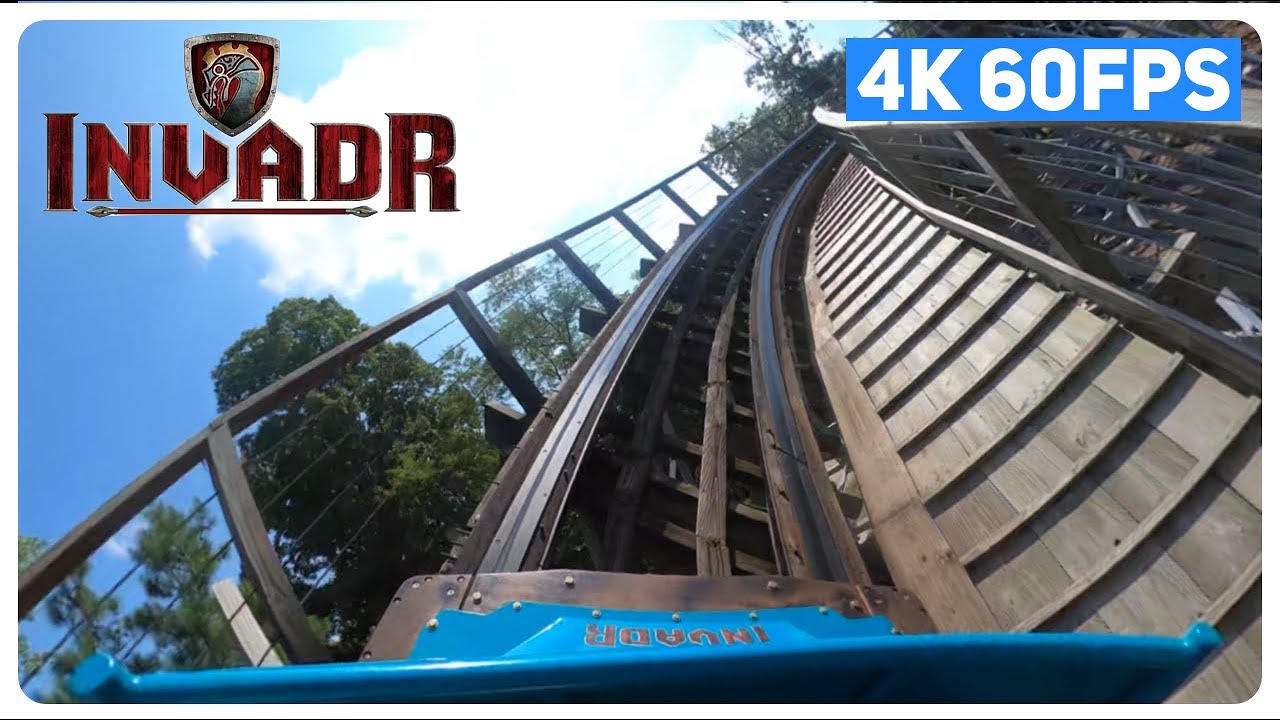 InvadR on-ride 4K POV @60fps - Busch Gardens Williamsburg VA - YouTube