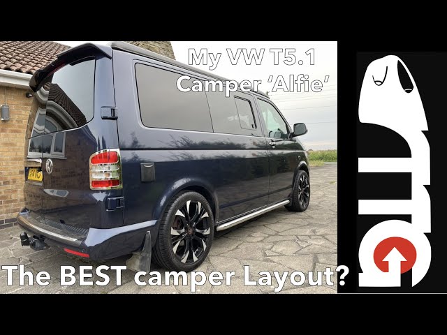 Vw T5 Camper Van Layout VW T6.1 Auto Highline 2024 (74) Sliding