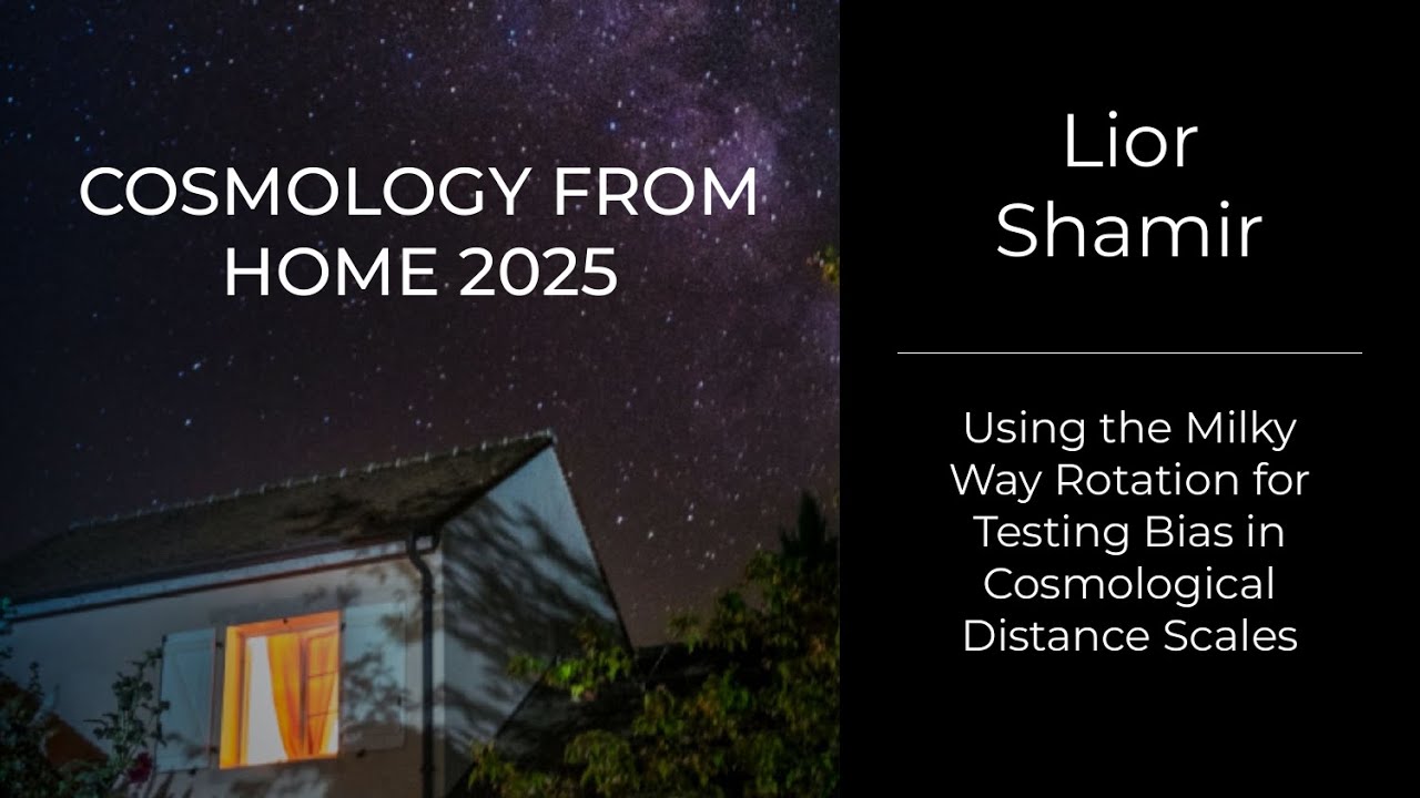 Lior Shamir - Using the Milky Way Rotation for Testing Bias in ...