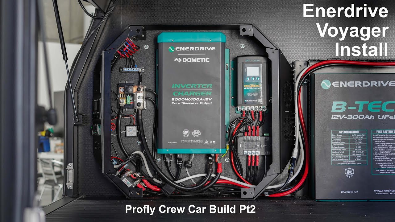 Enerdrive Voyager Install // Profly Crew Car - YouTube