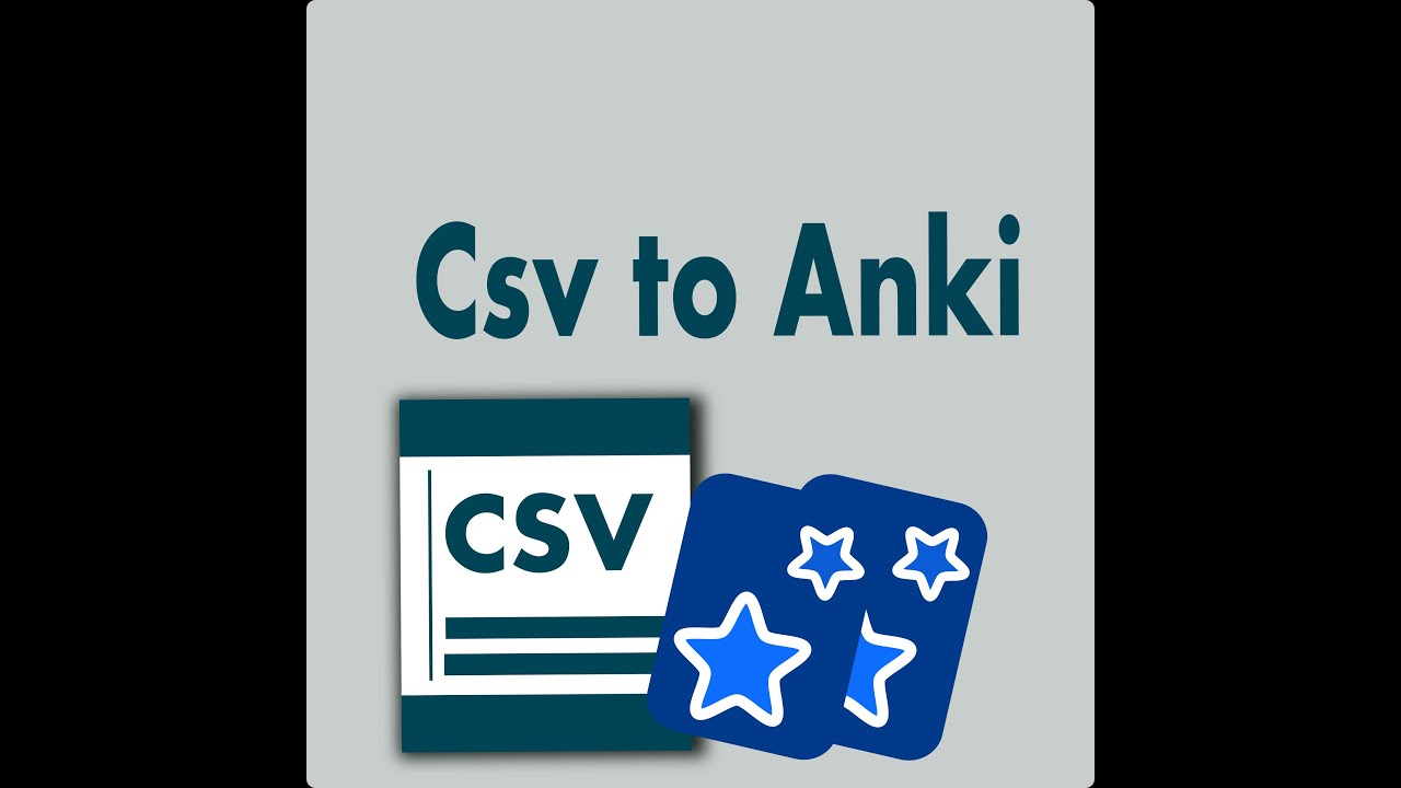 Csv to Anki - YouTube