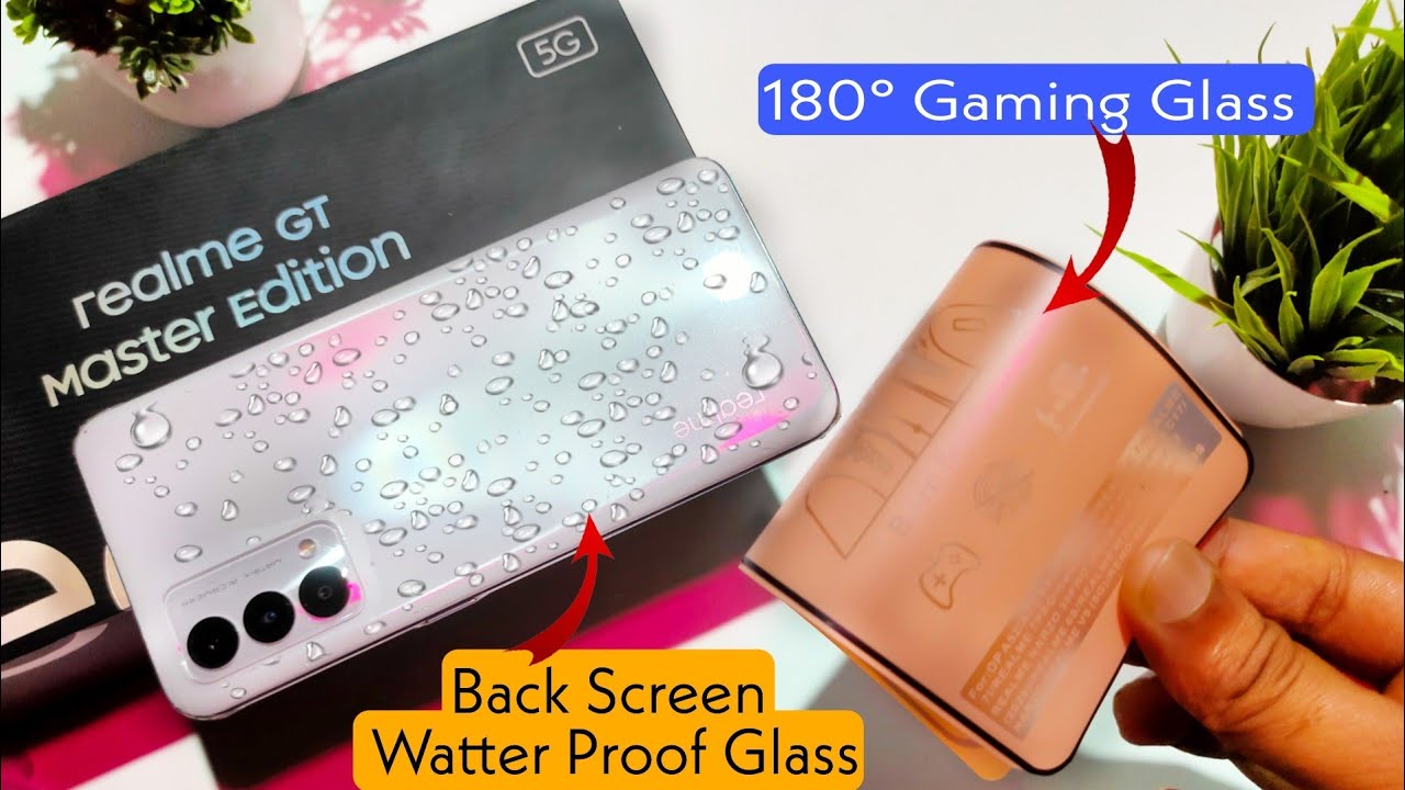 Realme GT and Realme GT Master 180° Gaming Glass | Realme GT Master ...