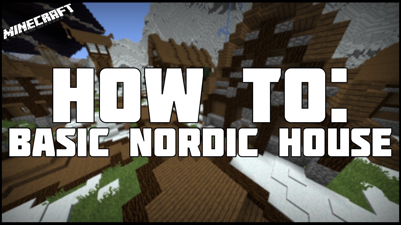 Minecraft - How To Build - Nordic Styled House - YouTube