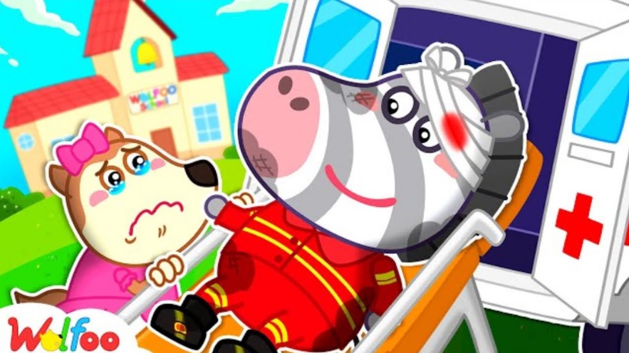 ¡Mr. Zebra Tiene Un Boo Boo! 🦓🧯 Aventura de Rescate de Lucy | Wolfoo ...