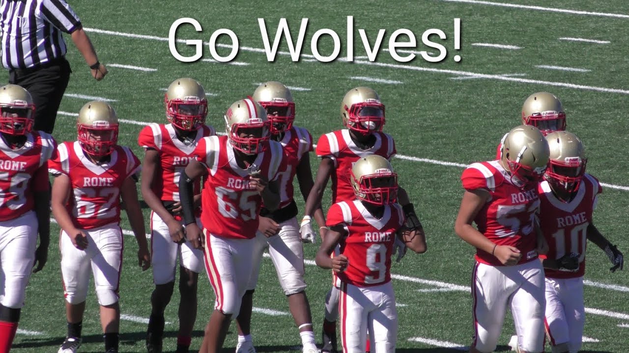 Rome Wolves vs East Pauling Raiders ( Oct. 1st 2022 ) 8th grade - YouTube