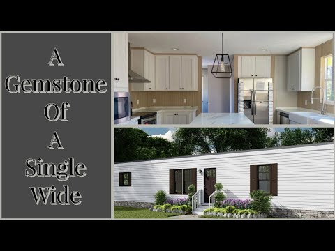 This Single Wide has a unique kitchen. Click to check it out - YouTube