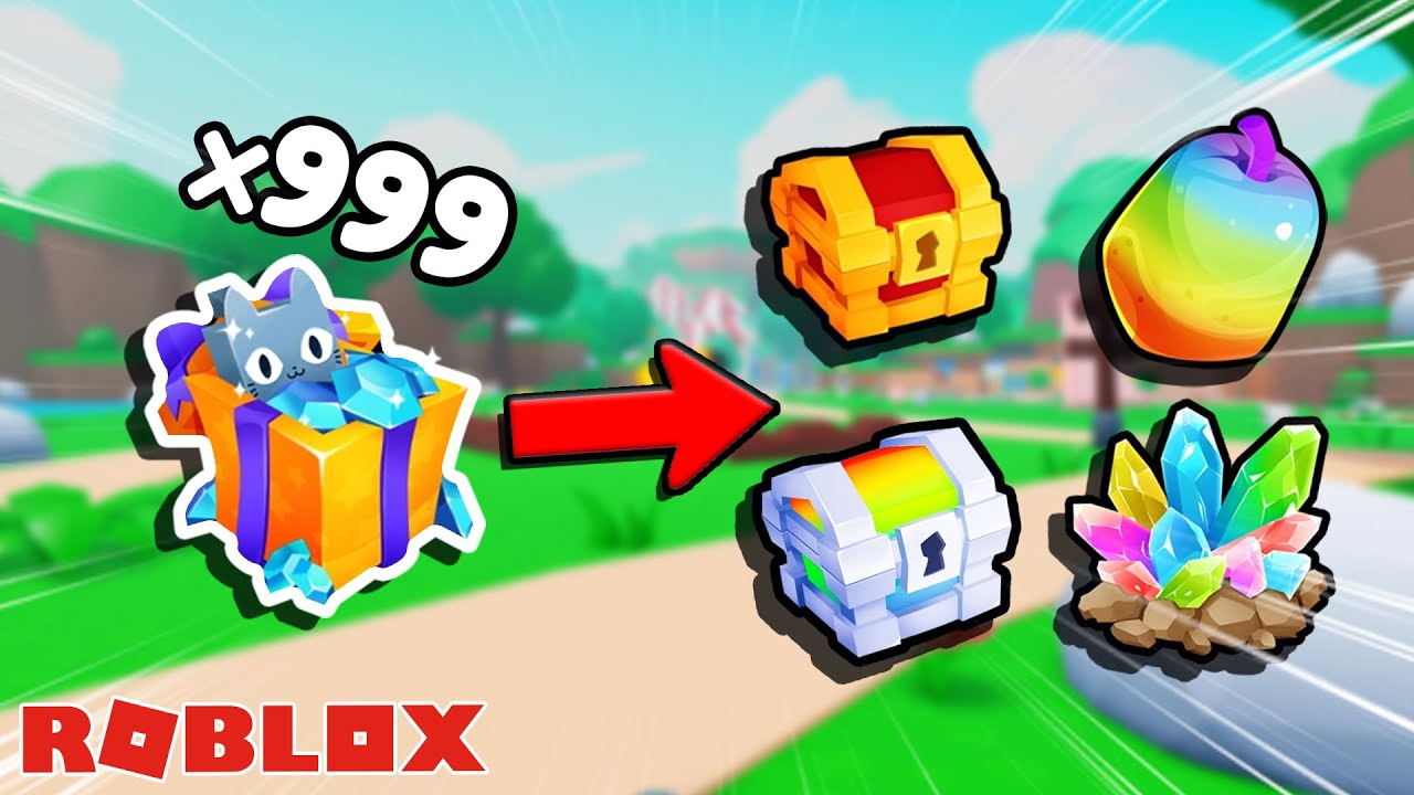 Pet Simulator 99 - OPENING LARGE GIFT BOX - YouTube