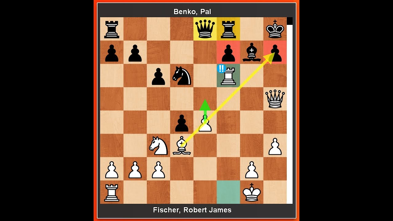 Bobby Fischer vs Pal Benko | US Chess Championship, New York 1963 - YouTube