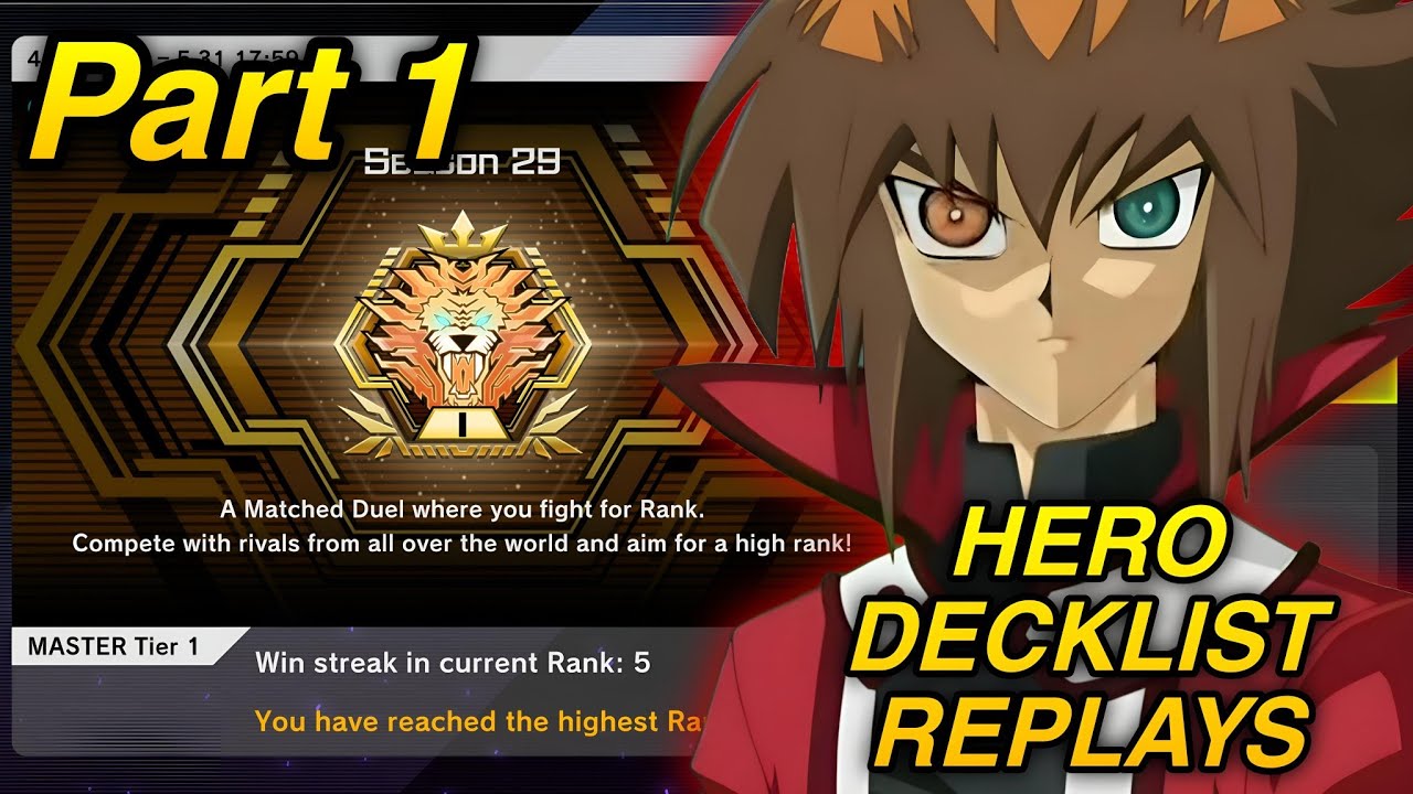 Reaching Master Rank 1 w/HEROES Season 29 [Part 1/2] - YouTube