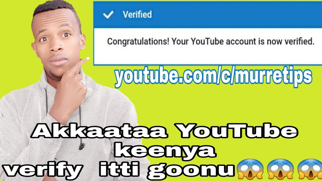 Akkamitti YouTube keenya verify goranna??//2020// 😎😱😱 - YouTube