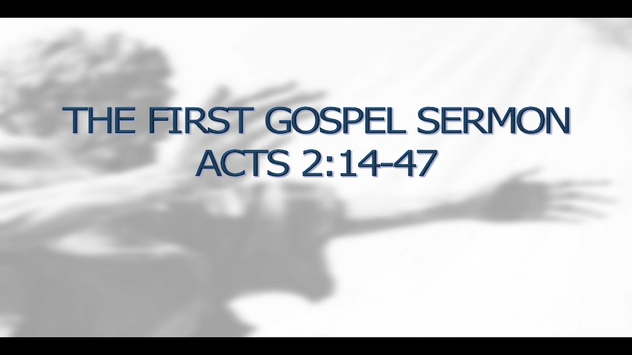 "The First Gospel Sermon" - "It Is Written" #362-16 - YouTube