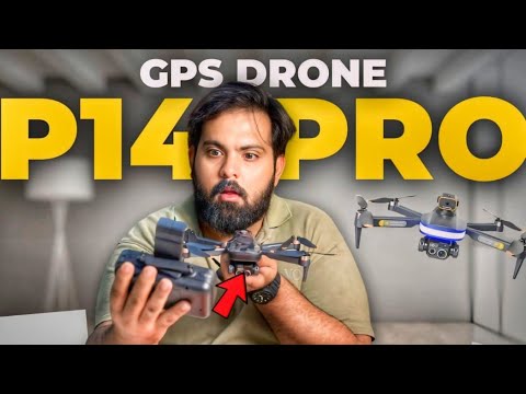 P14 Pro Gps Best Dual Camera Foldable Drone With Wi-Fi App Control ...