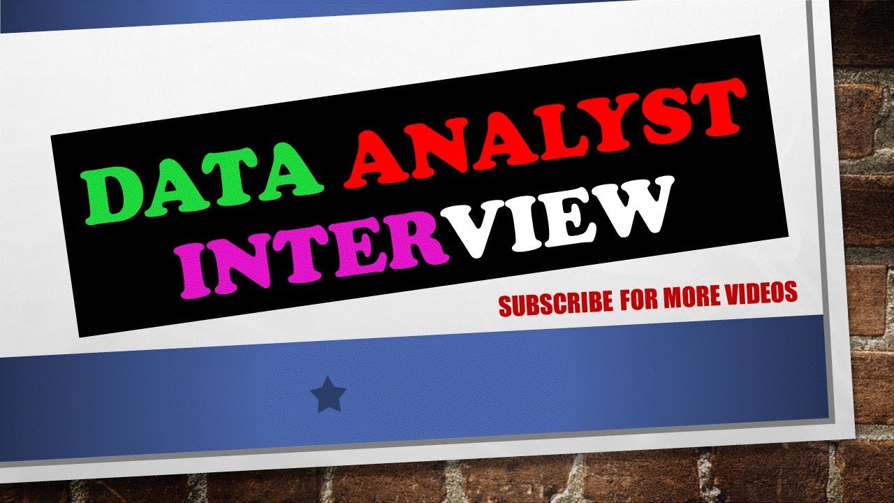 Data Analyst Interview Questions and Answers (Yes, We've Got You Covered!) - YouTube