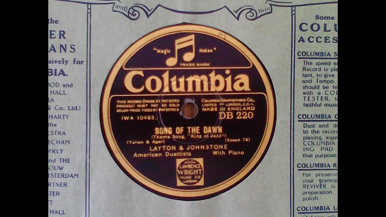 Song of the Dawn - Layton and Johnstone (american duettists with piano ...