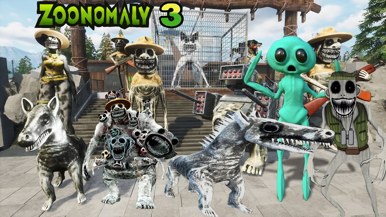 Zoonomaly 2 - Monster creator is Blue Alien AndBloom o'Red Gang Kill Monsters Simple - YouTube