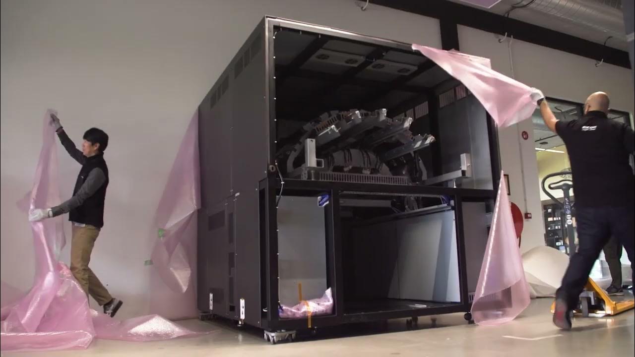 Installation Ricoh Pro Z75 B2 inkjet press at YourSurprise - YouTube