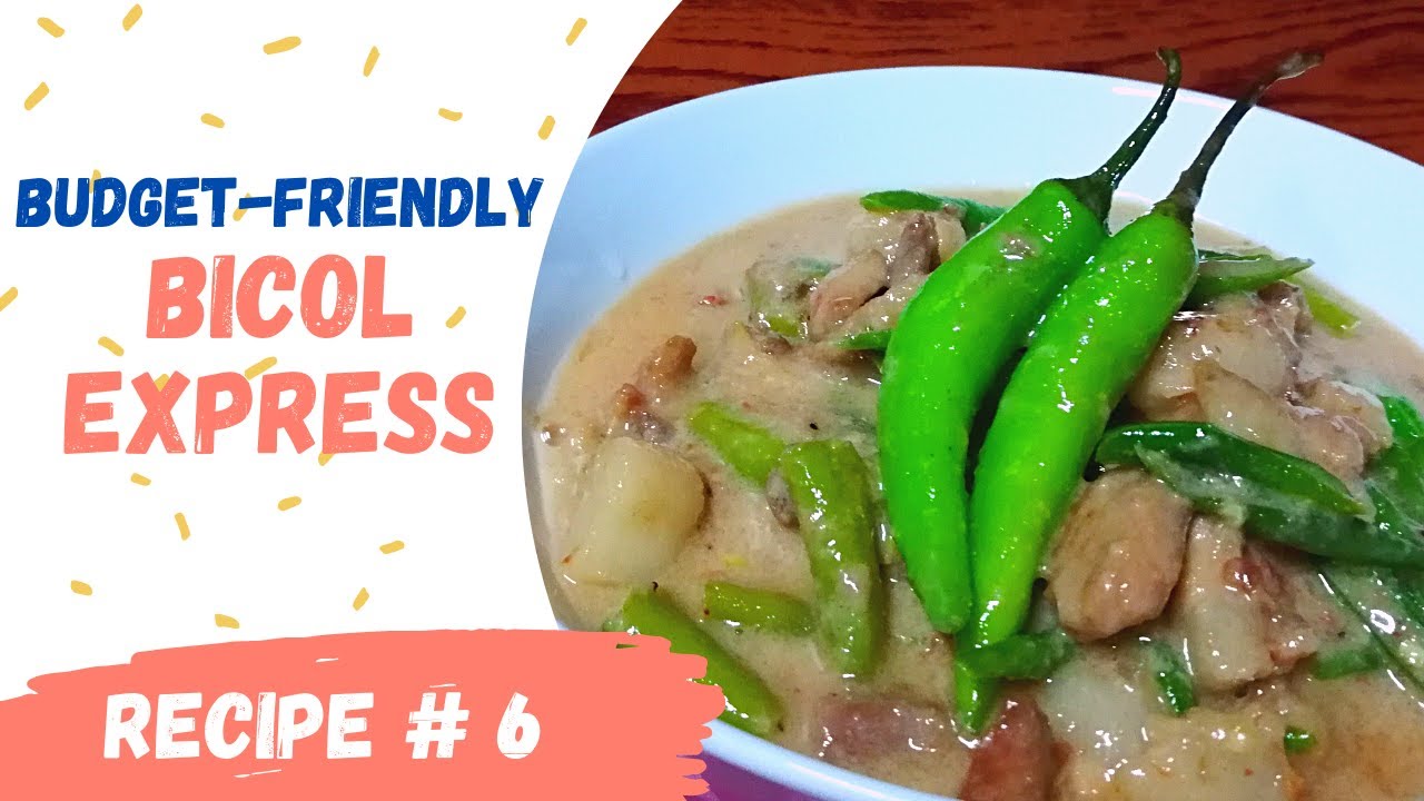 Bicol Express | 100 pesos budget only!!! | Easy to follow recipe - YouTube