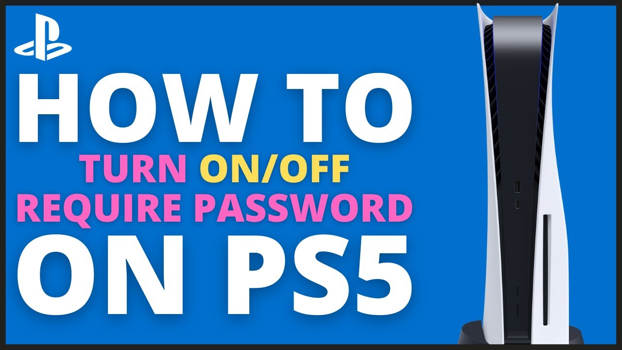 PS5 - How to Turn On/Off Require Password at Checkout Tutorial! - YouTube