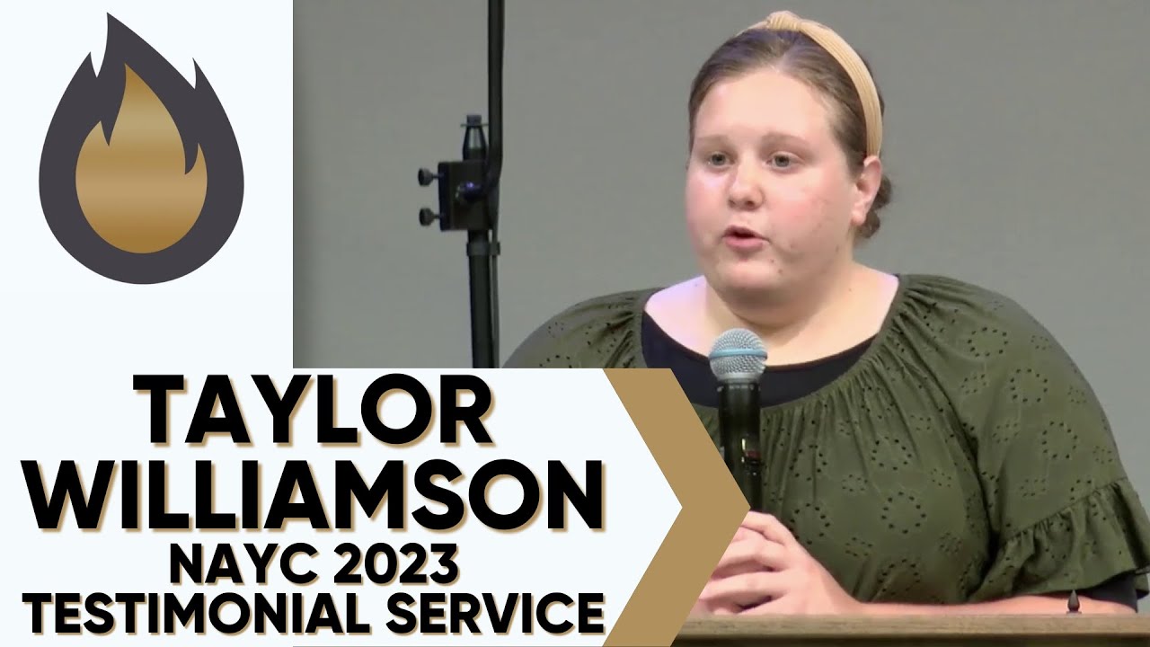 Taylor Williamson - NAYC 2023 Testimonial Service - YouTube
