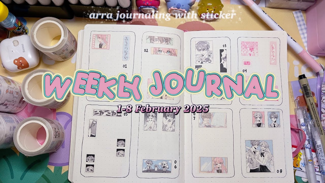 February 1st Week Journal Set Up - YouTube