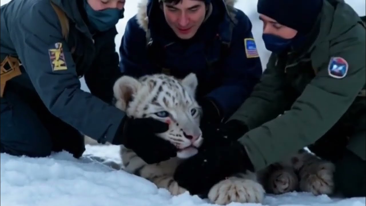 Rescue A Baby Snow Leopard From Millions Of Parasites And Brancles ...