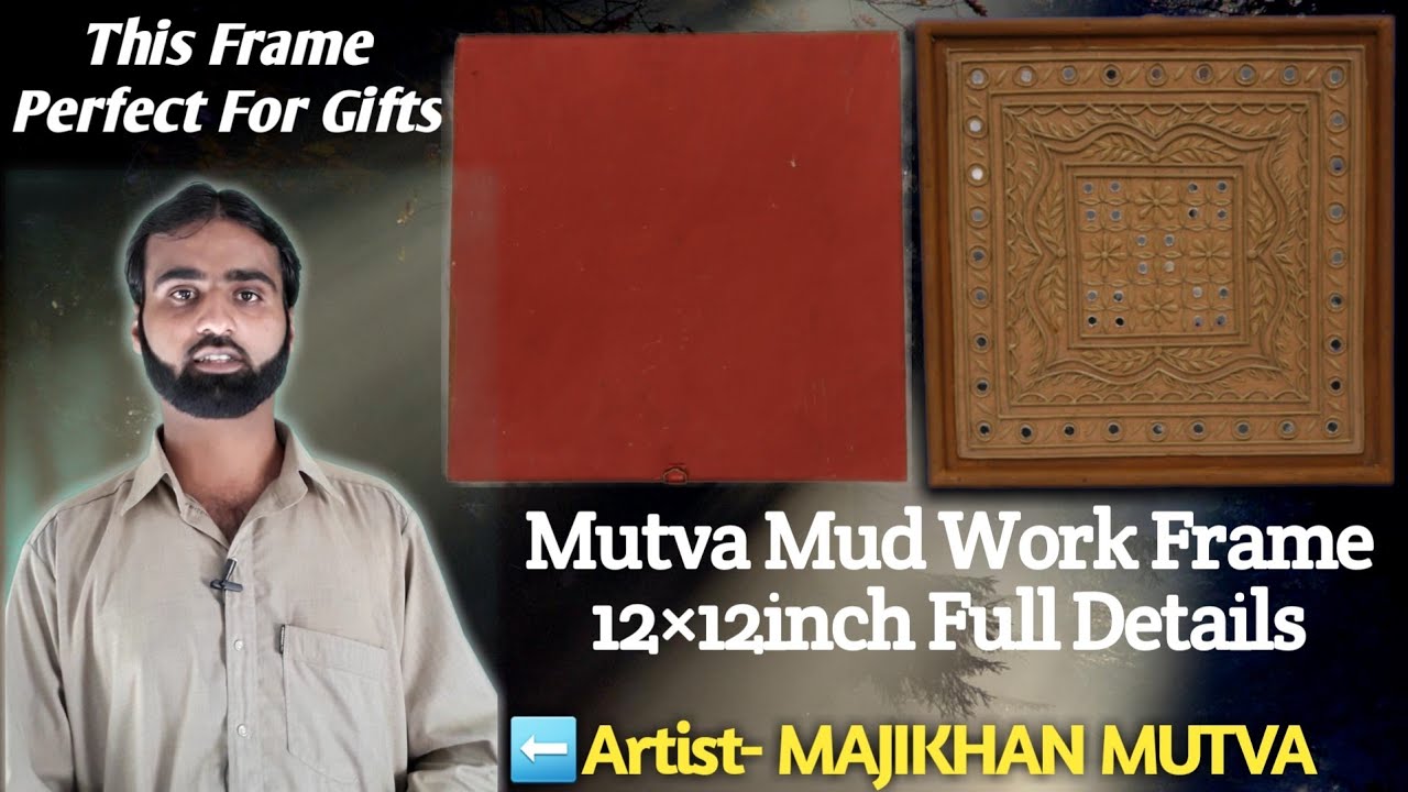 Mutva Mud Work frame 12×12inch full Details by Majikhan Mutva (Lippan ...