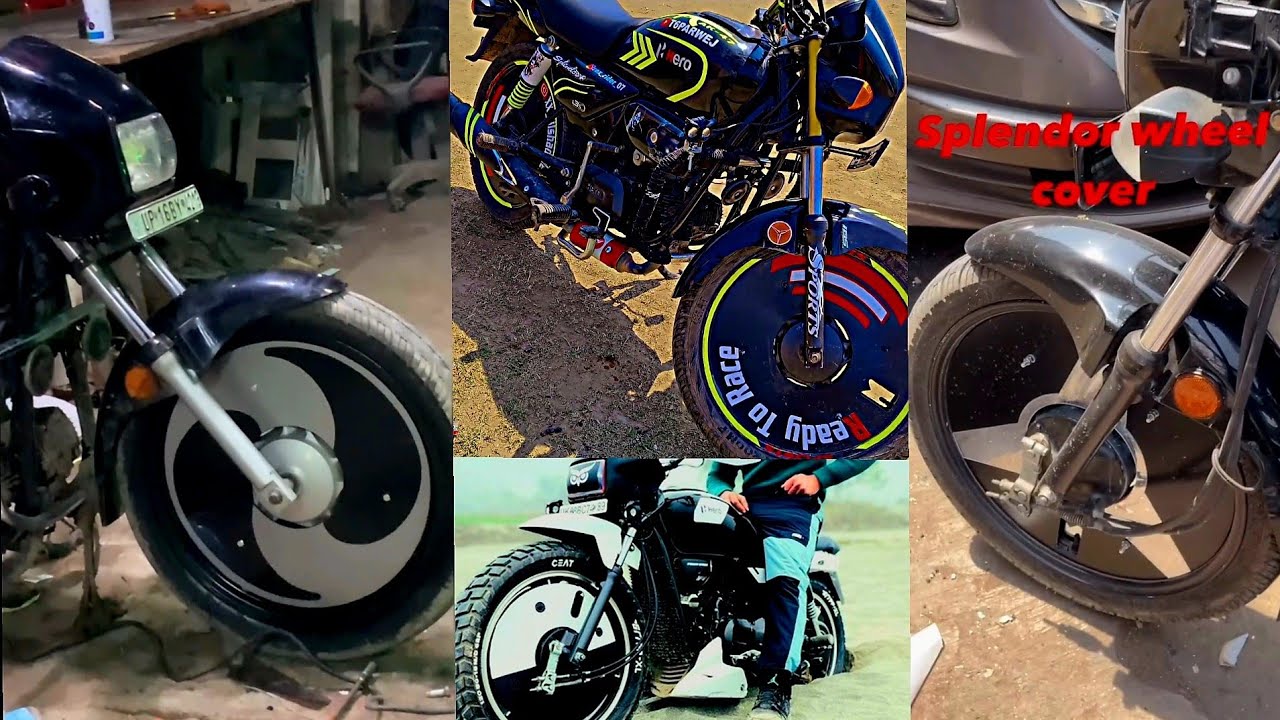 सस्ते मै AlloyWeel से भी अच्छी Modification ] Splendor Bast Alloy Weel ...