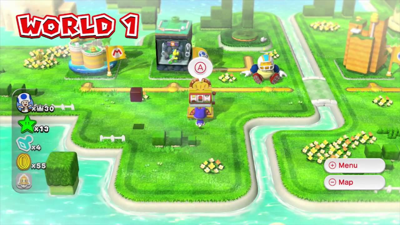 Let's Play: Super Mario 3D World, World 1 - 5: Switch Scramble Circus ...
