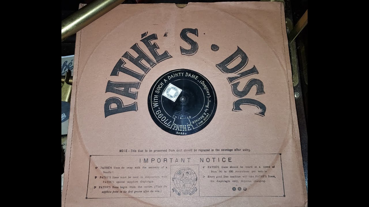 Disc 2: Pathe' Center Start Disc ~ With Such A Dainty Dame - Alfred ...