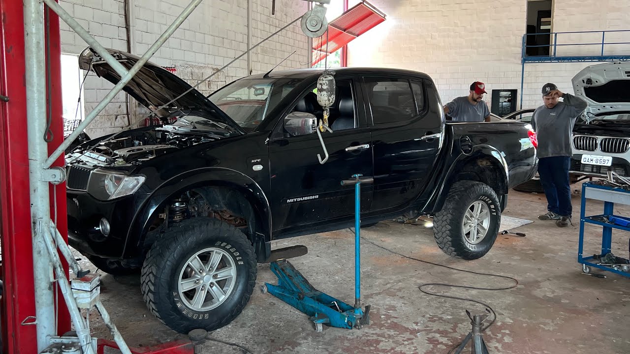 COMEÇAMOS A MONTAR O BODY LIFT 2” DA TRITON!!!🔥😈 TÁ SAINDO O MONSTRINHO ...