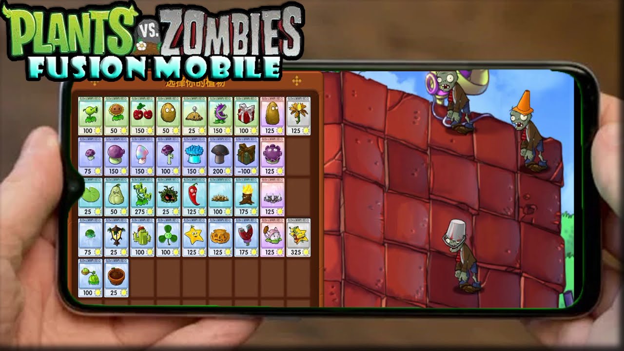 Plants Vs Zombies Fusion Mobile V2.1.3 l Android APK l Adventure Level ...
