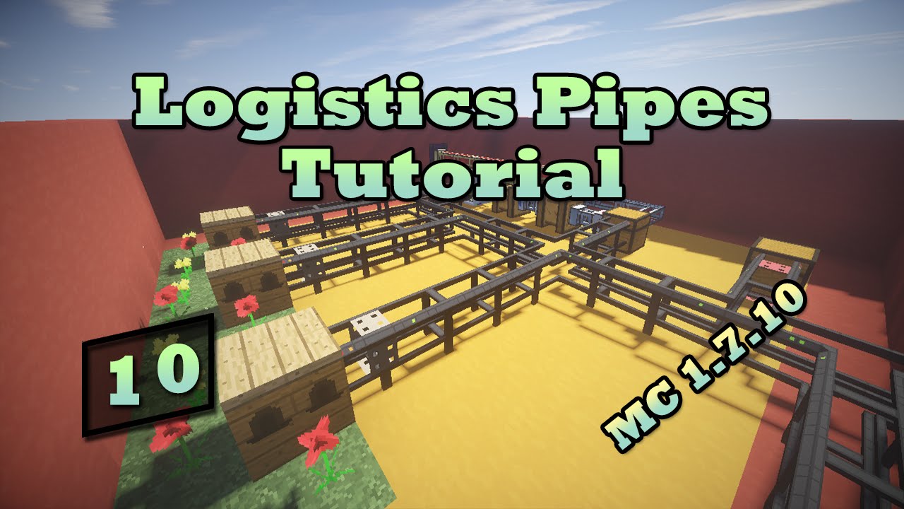 Logistics Pipes Tutorial - #10 - Forestry Bees - YouTube