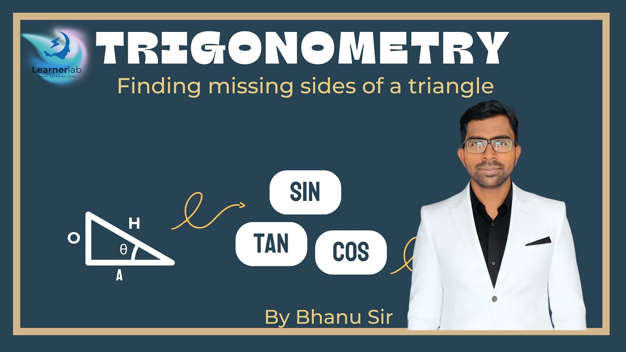Trigonometry Basics: How to Find Missing Sides of a Triangle (SIN, COS ...