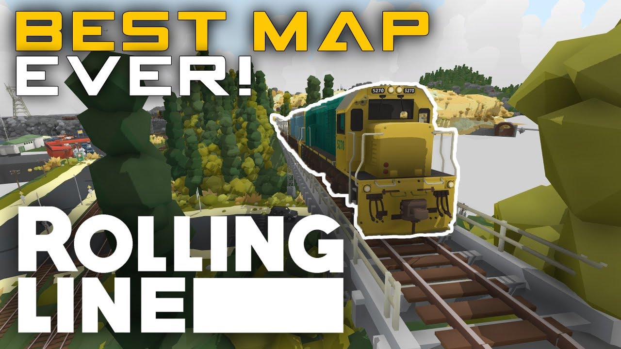 THE ULTIMATE MAP! - Rolling Line - VR Toy Train Simulator - Map Testing ...