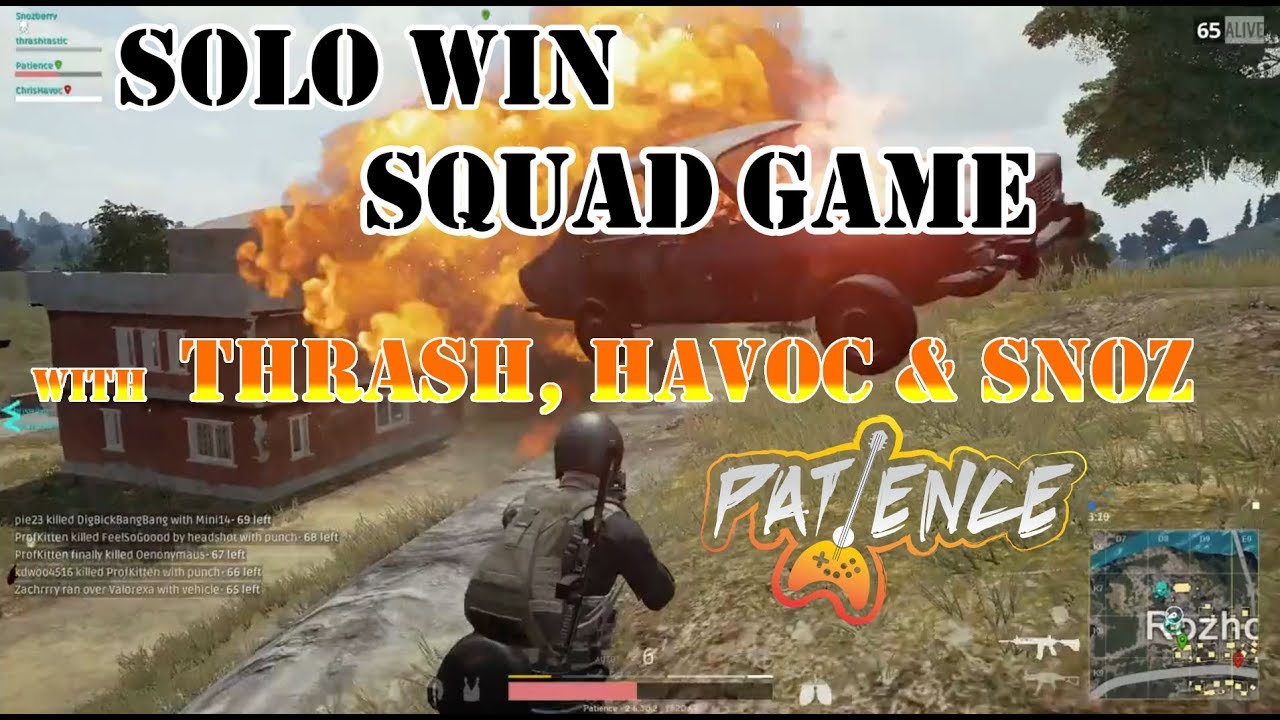 PUBG | Solo Win Squad Game - 10 Kills ***LANGUAGE WARNING*** - YouTube