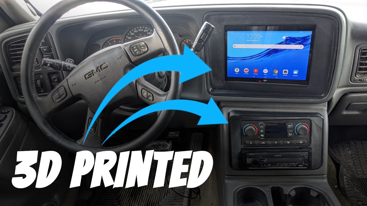 iPad / Tablet Dash Install - 3D Printed - YouTube