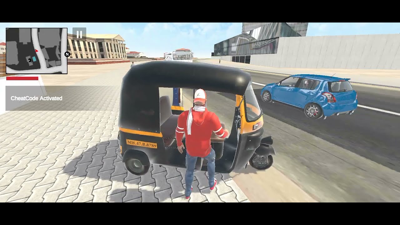 😱so game play ka under the car on sky in the fly car ramp mein India ...