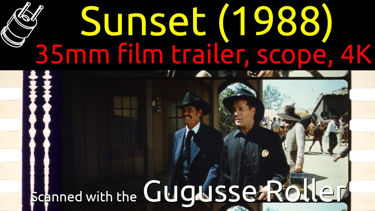 Sunset (1988) 35mm film trailer, scope, 4K - YouTube