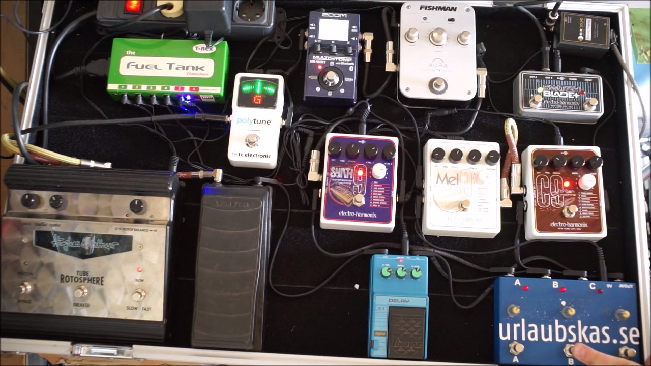 EHX Synth9 / Mel9 / C9 acoustic guitar (1965 Framus Sorella w. K&K ...