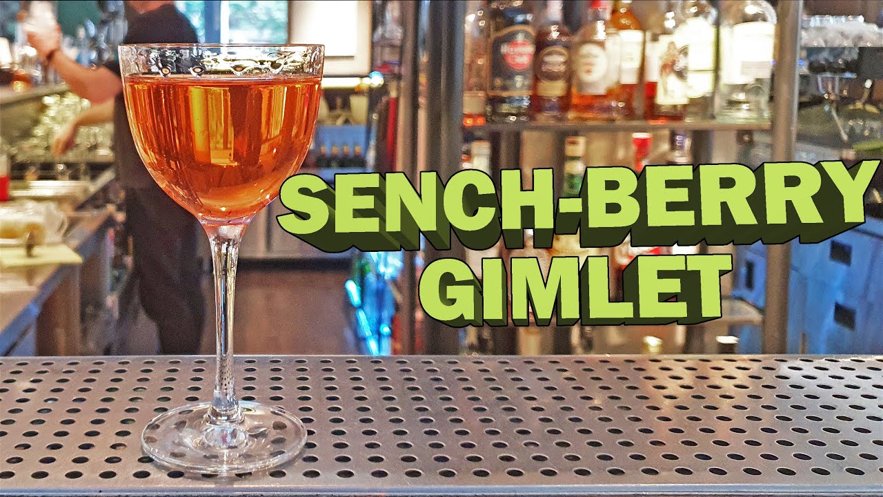 How to make SENCH-BERRY GIMLET by Mr.Tolmach - YouTube