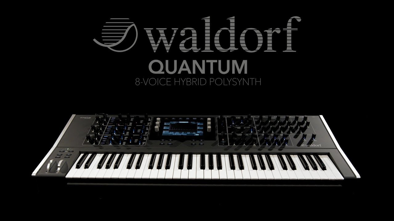 Waldorf Quantum 8-Voice Hybrid Polysynth | Gear4music demo - YouTube