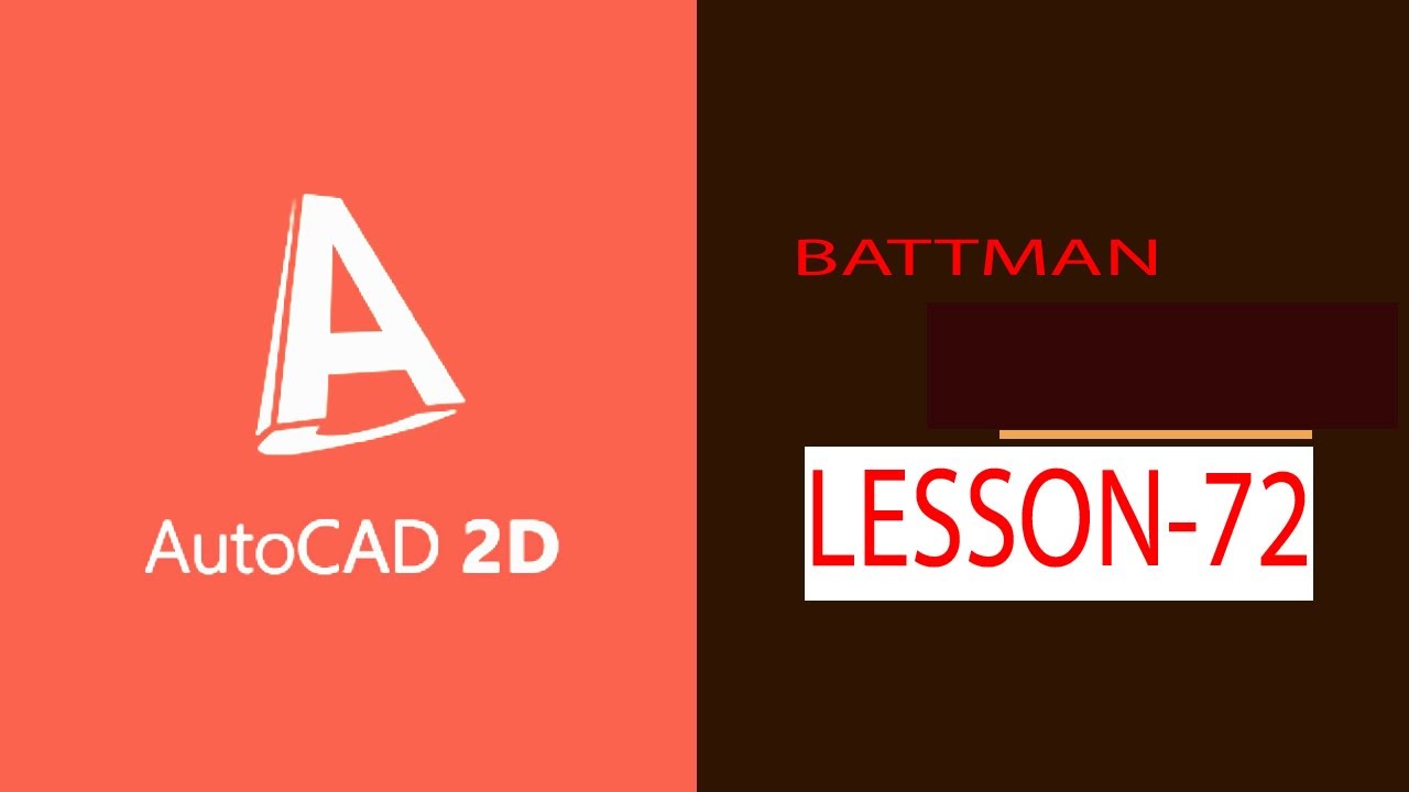 HOW TO LEARN BATTMAN IN AUTOCAD ? - YouTube
