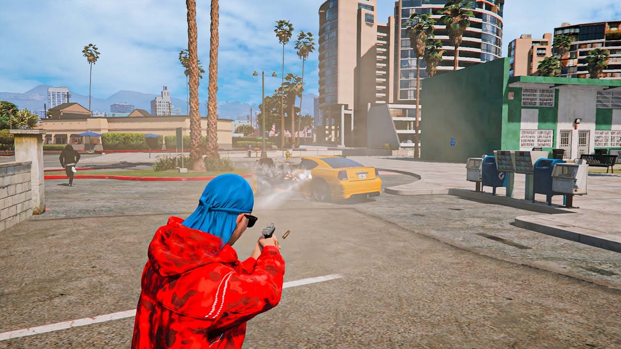 Killswitch gets into a SHOOTOUT at the block in GTA 5 RP! - YouTube