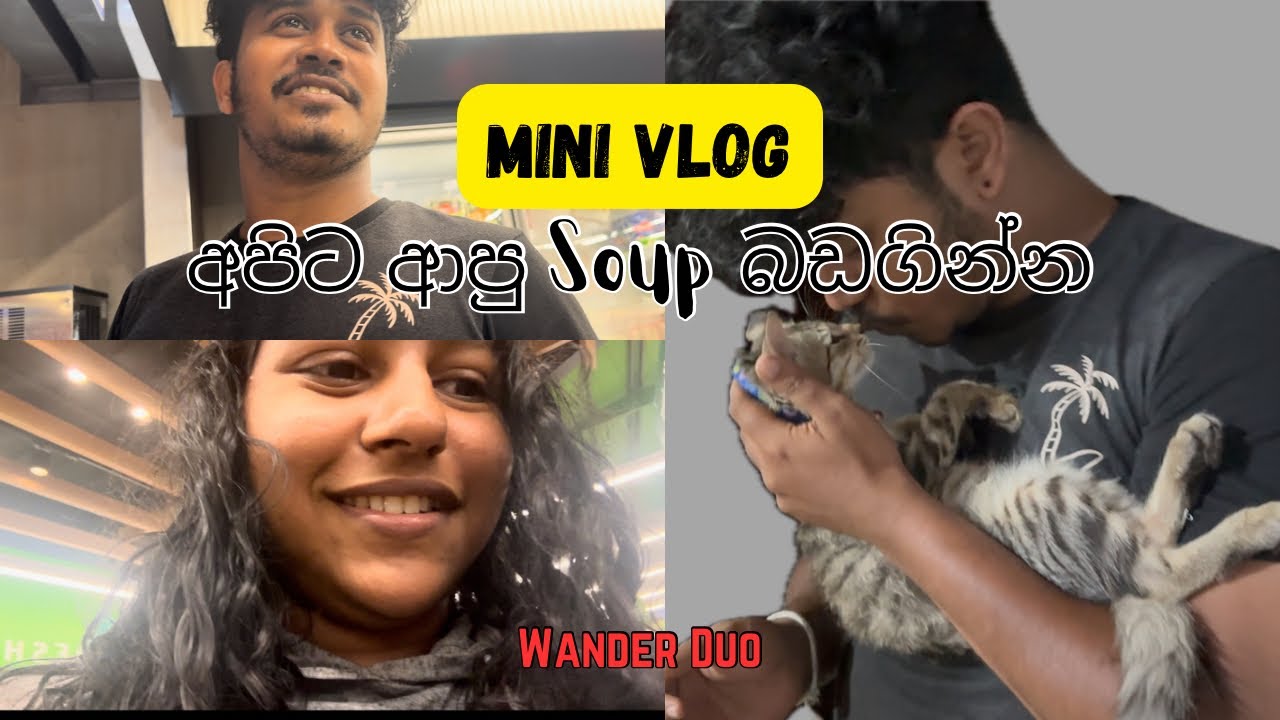 Soup හොයන් ගිය ගමන | අන්තිමට මොනාද කෑවේ?| Mini Vlog | Wander Duo - YouTube