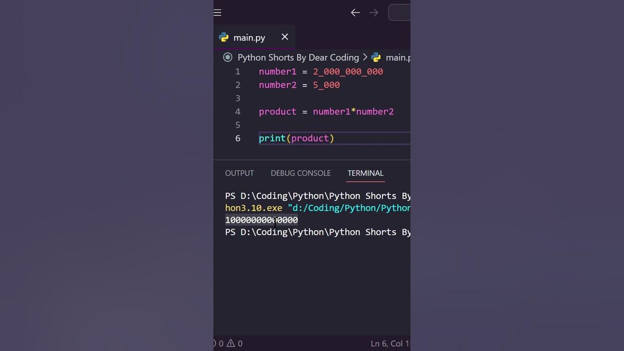 Python Integer Trick Python Coding Programming Youtube 
