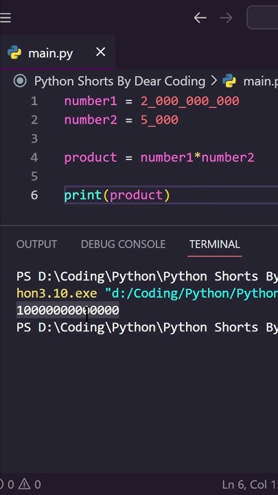 Python Integer Trick Python Coding Programming Youtube 2816
