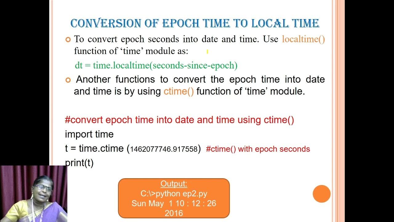 Date & Time | Calendar | Python Programming | V.H.N.S.N.College (Autonomous) - YouTube