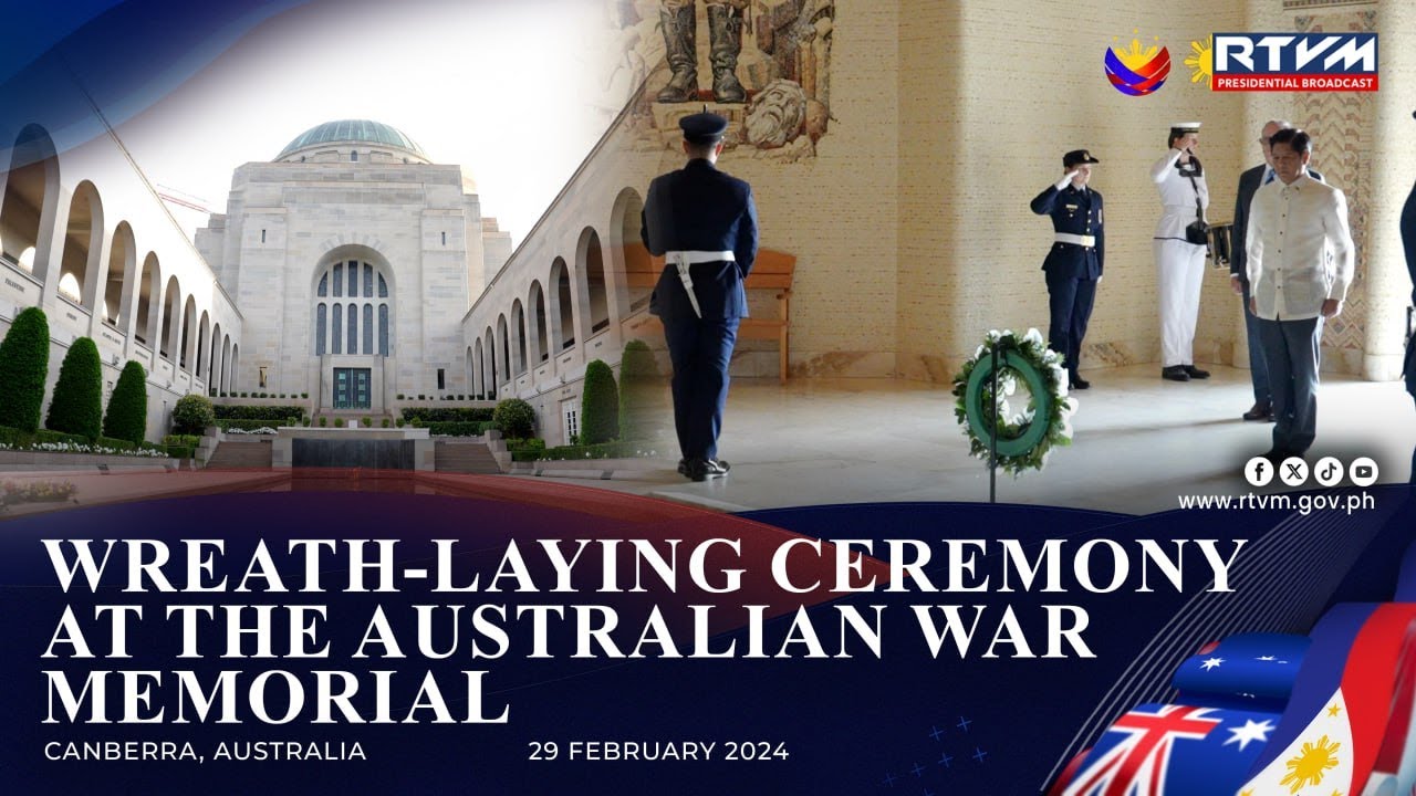 Wreath-laying Ceremony at the Australian War Memorial 02/29/2024 - YouTube